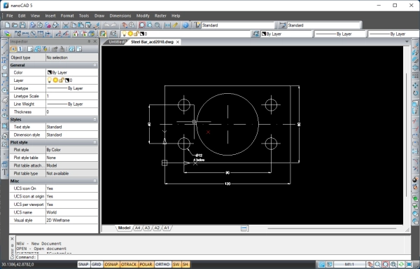 NanoCAD Free - Software CAD gratuito